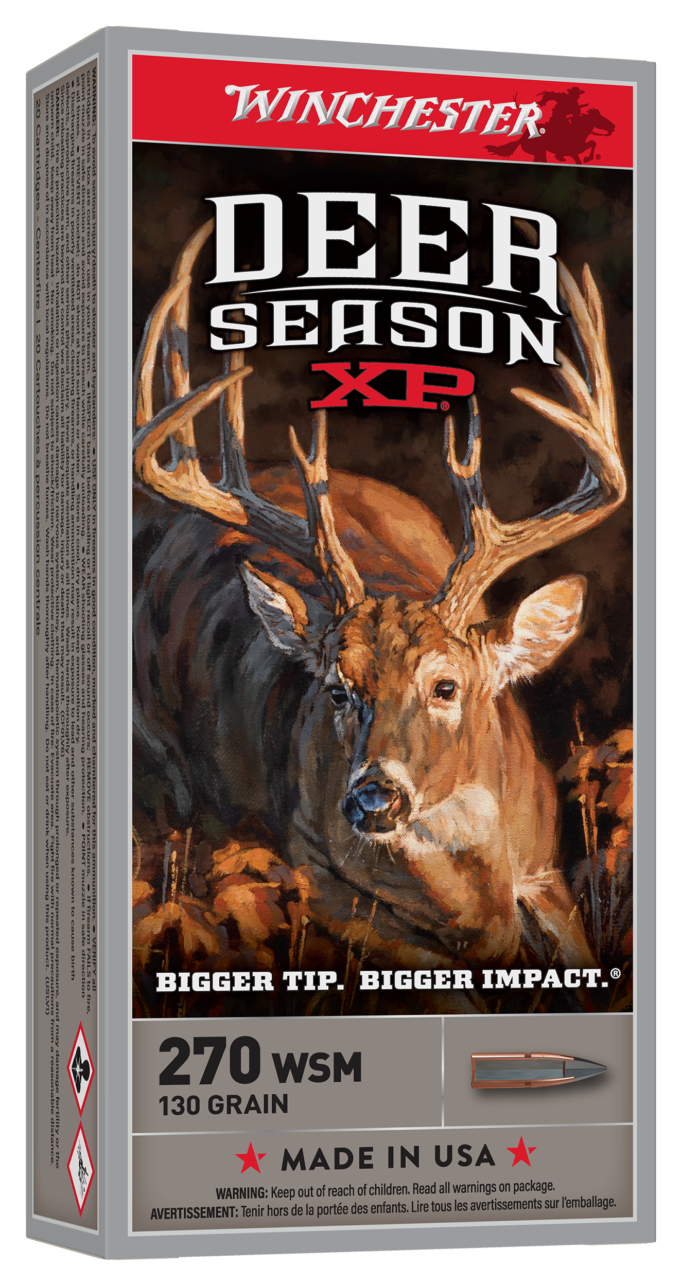 Winchester Deer Season XP .270 WSM 130 Grain Centerfire Rifle Ammo ...